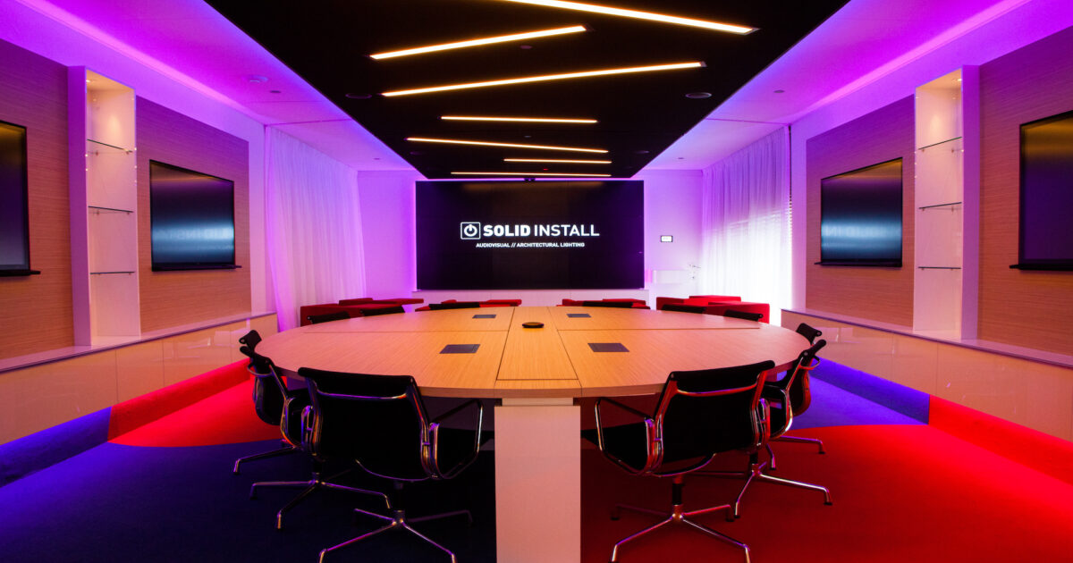 Interactive Meeting Room | Solid Install